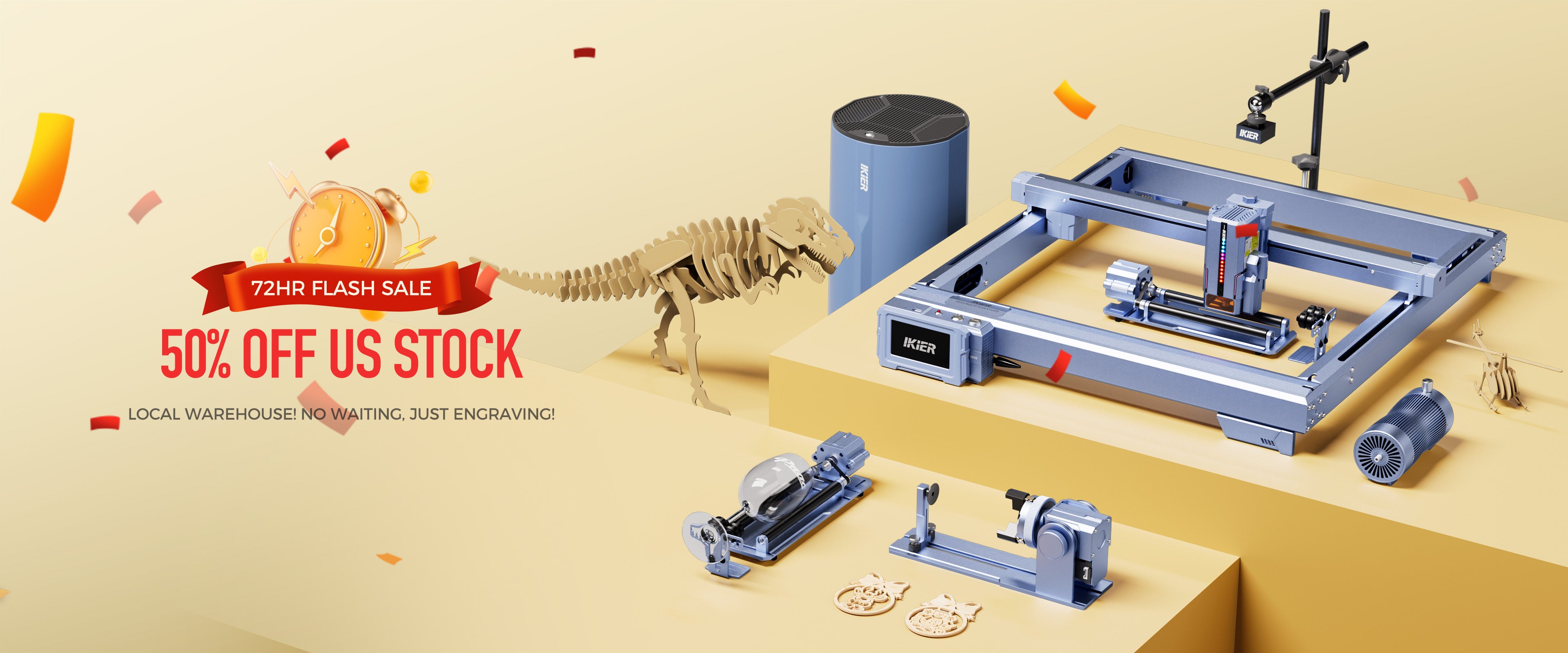 Smart Laser Engraver and Cutting Machines – iKier